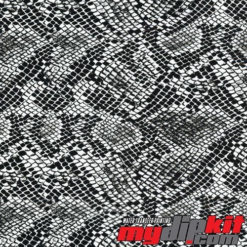 Hydrographic Film Hydrographic Hydro Dip Black Large Pattern Snake AP ...
