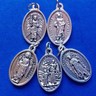 Lot 4 Archangel St Medals Michael Uriel Gabriel Raphael Gold Plate ...
