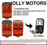 For ALLMATIC B.RO1/2/4WN Red Replacement Remote Control Garage Gate Fob ...
