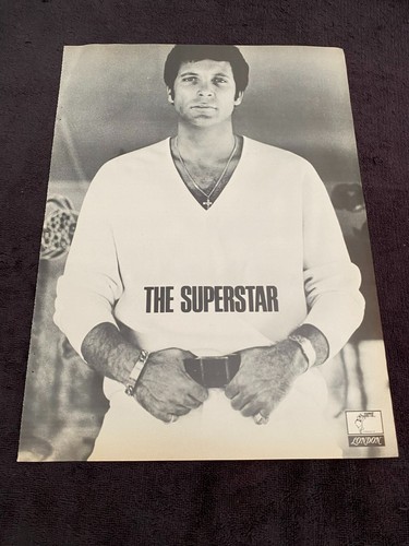 TOM JONES 1969 promo ad with "The Superstar" on it | eBay