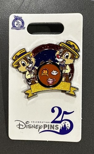 Disney Celebrating 25 Years Pin Chip & Dale 25th Anniversary Of Pin ...