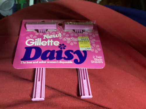 VINTAGE 1980 GILLETTE DAISY PINK SAFETY RAZOR NEW! | eBay