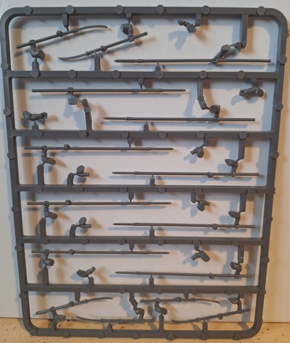 Ashigaru Warriors Weapon Sprue Spears Naginata Fireforge games Samurai ...