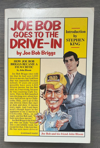 Joe Bob Briggs Goes to the Drive-In Signed 1987 First Edition First ...