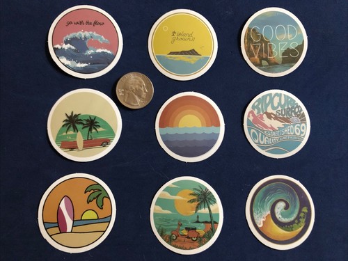 Beach / Islands / Dreams Stickers Lot Of 9 - New | eBay