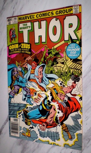 Thor #291 NM 9.4 OW 1980 Marvel Odin Vs. Zeus Newsstand Ed. #kellyssuperheroes | eBay