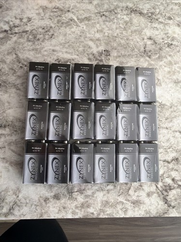 18 pack Zynex 9 Volt Batteries Medical Grade Tens Unit Multipurpose Use ...