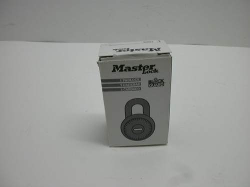 MASTER LOCK 1500 BLACK DIAL COMBINATION PADLOCK NEW IN BOX | eBay