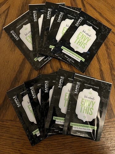 10 Perfectly Posh Envy This sample packs Tightening & Brightening Face ...