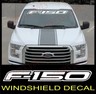 Fits Ford F-150 Custom Windshield Decal Flames | eBay