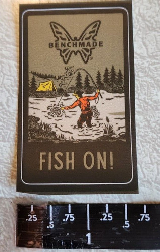 #7 - Benchmade Knives Gone Fishin' Series Vinyl Decal Sticker Shot Show ...