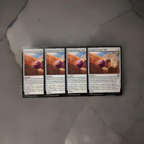 MTG LCI: X4 Contested Game Ball (Artifact) Lost Caverns of Ixalan ...