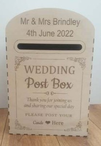 Wooden Wedding Post Box for sale | eBay