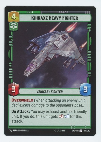 x3 Kihraxz Heavy Fighter ~ Shadows of the Galaxy (SHD) Star Wars ...