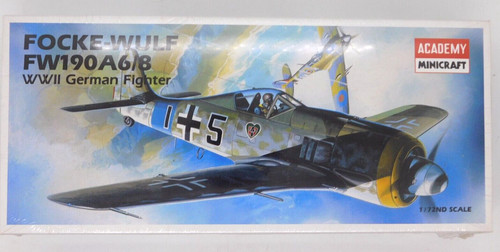 Academy Minicraft Focke-Wulf FW190A6/8 1:72 WWII German Fighter Model ...