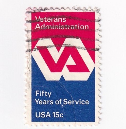 STAMP SCOTT 1825 "Veterans Administration" 15 CENT 1980 USED FANCY ...