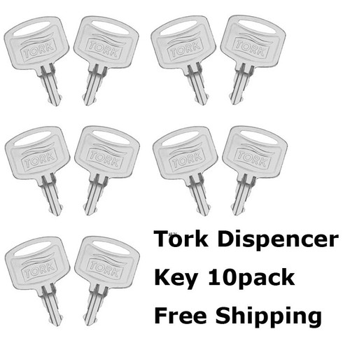 TORK Key / Tork Dispencer key 10 p / Tork hand towel ,Soap ,Toilet ...