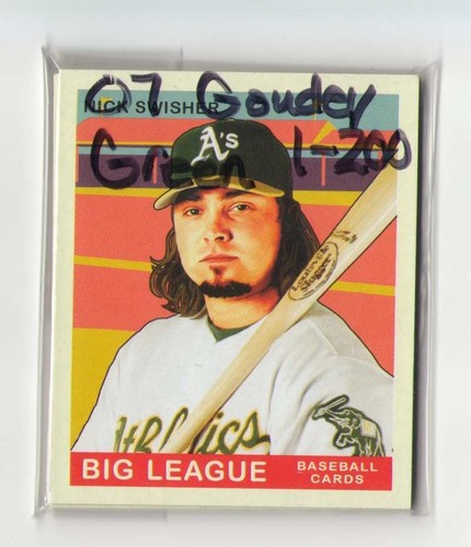 2007 Goudey Green Backs (1-200) - OAKLAND ATHLETICS / A'S Team Set ...