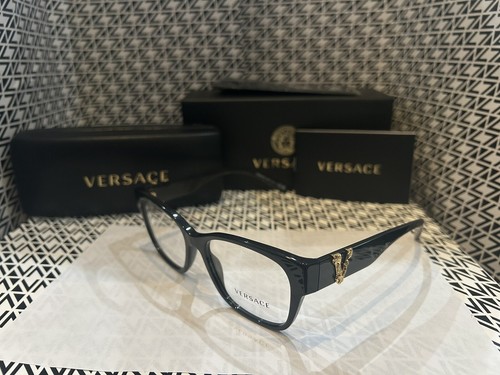Versace 3283 Eyeglasses Gb1 Black 100 Authentic for sale online | eBay