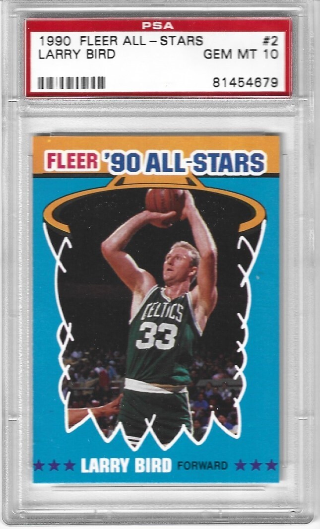 Larry Bird 1990 Fleer #2 All-Stars PSA 10 Price Guide - Sports Card ...