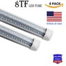 8ft Linkable Led Shop Light Fixture, T8 Integrated 8 Foot Led Tube ...