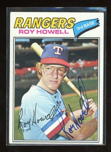 1977 Topps ROY HOWELL Signed Card autograph AUTO RANGERS BREWERS | eBay