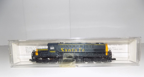 Model Power N Scale ALCO RSD-15 Locomotive Santa Fe #7550 NIB | eBay