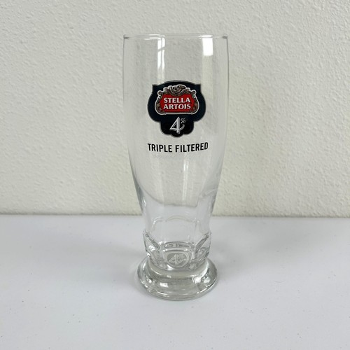 Stella Artois 4% Triple Filtered Pilsner Beer Glass Belgium Brewery ...