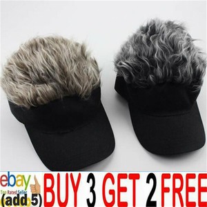 Fake Hair Hat In Men's Hats for sale | eBay