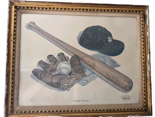 C. Don Ensor - Art Print - Signed - Baseball Memories - Babe Ruth - NY ...