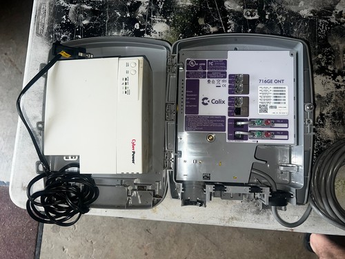 Calix 716GE ONT W Cyber Power UPS | eBay