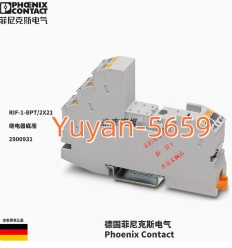 5 PCS NEW RIF-1-BPT/2X21 2900931 Relay Base#B987W CL | eBay