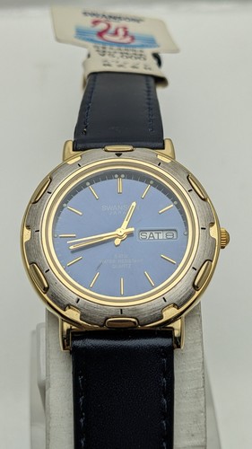 Swanson Japan Men's Blue Dial Quartz Watch (mus15) | eBay