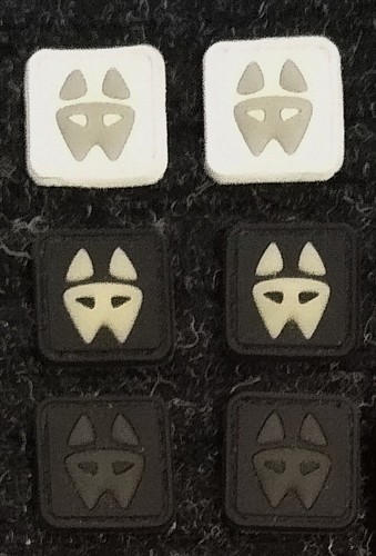 6 ALL DAY RUCKOFF RANGER EYE/CATS EYE MORALE PATCHES ADR PDW - TAD - MOTUS- | eBay