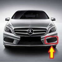 Genuine Mercedes-Benz W176 A-Class FRONT LH Bumper Grille Bracket ...