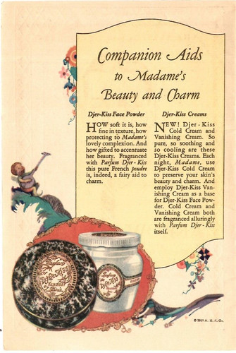 1924 Print Ad Djer-Kiss Face Powder Djer-Kiss Creams Companion Aids to ...