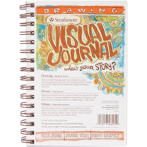 2 Pack Strathmore Visual Journal Drawing 5.5"X8"-42 Sheets 460500 | eBay