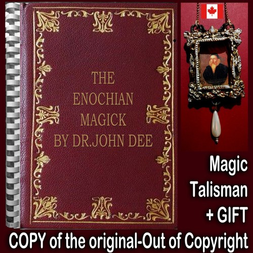 antique book occult enochian magick rare esoteric manuscript black ...