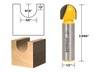 5/8" Diameter Core Box Router Bit - 1/4" Shank - Yonico 19102q ...