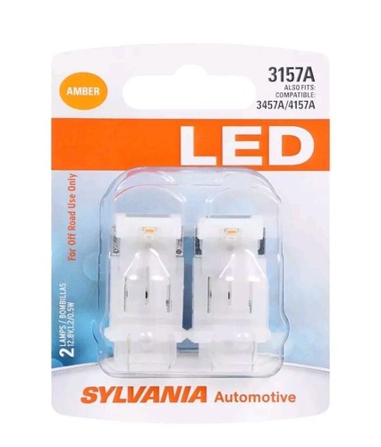 Sylvania 3157A Amber SYL LED Mini Bulb, Pack of 2 Fits 3457A/4157A | eBay