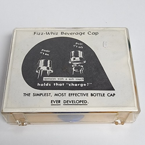 Fizz-Whiz Advertising Aluminum Beverage Bottle Caps Set Of 6 Pic A Pop ...