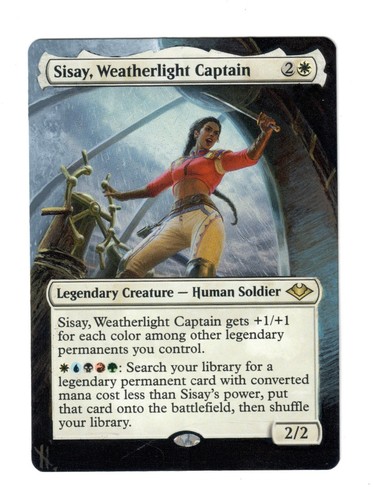 Sisay Weatherlight Captain Altered Art MTG Borderless Best cEDH ...
