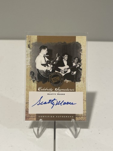 2007 Press Pass Celebrity Signatures Scotty Moore CS-SM Certified ...
