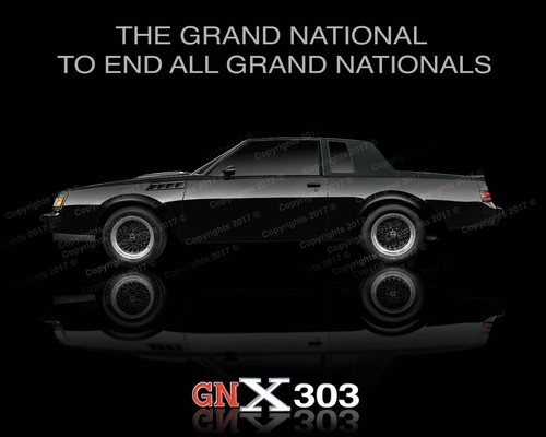 Buick GNX_Custom GNX Poster WE4 GNX, Poster. Buick GNX | eBay