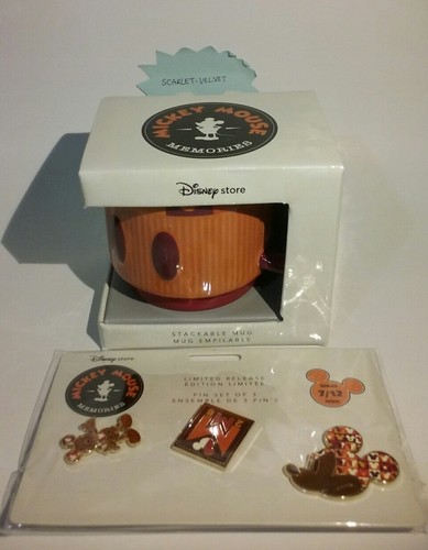 NIP Disney Mickey Mouse Memories JULY 2018 MUG +PIN SET Limited Edition ...