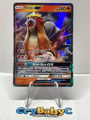 Entei-GX 71 (Shining Legends 2017) Pokemon Card