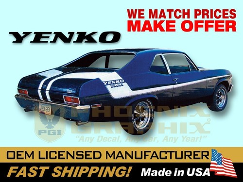 1970 Chevrolet Nova Yenko Deuce Decals & Stripes Kit | eBay
