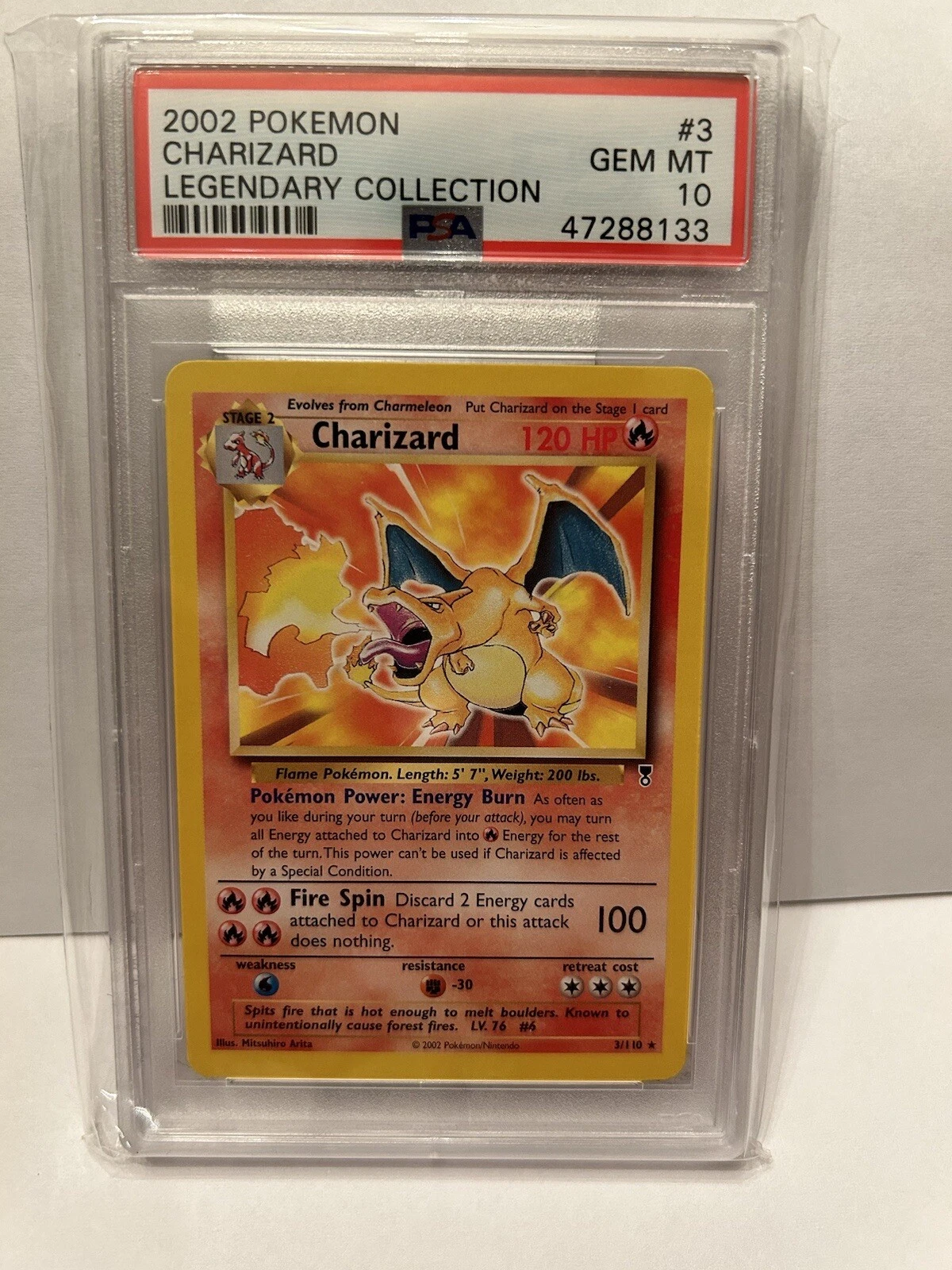 Charizard 2002 Legendary Collection #3 Holo Price Guide - Sports Card ...