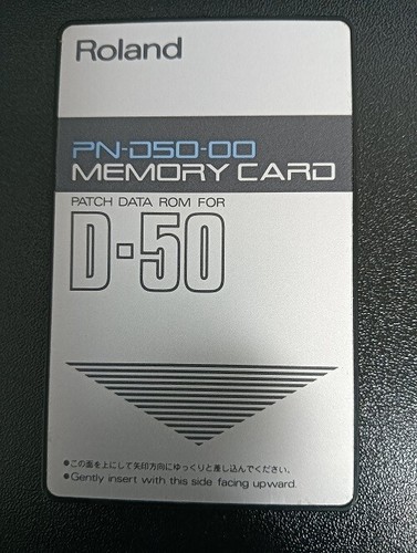 Roland Memory Card for Roland D50 PN-D50-00/Tested / MADE IN JAPAN ...
