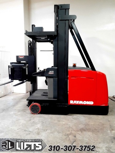 RAYMOND 960-CSR30T Man-Up Swing Reach Turret Truck Forklifts 250" Mast ...